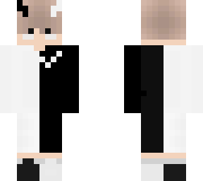 half black and white boy | Minecraft Skin