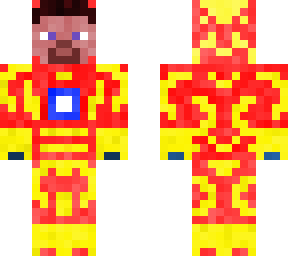 Iron Man Helmet | Minecraft Skins