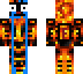 woda i lawa | Minecraft Skin