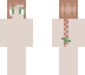 Brown hair girl base (ORIGINAL) | Minecraft Skin