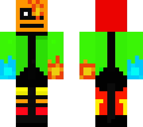 Fire Hands | Minecraft Skins