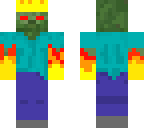 Flaming Zombie | Minecraft Skins