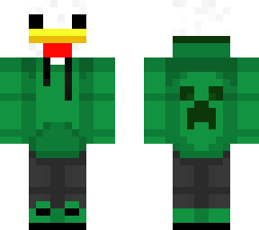 i'm not afraid of creepers chicken style | Minecraft Skin