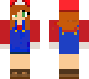 Mario girl | Minecraft Skin