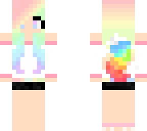 rainbow wolf | Minecraft Skin