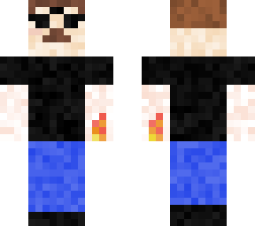 Fire Steve | Minecraft Skin