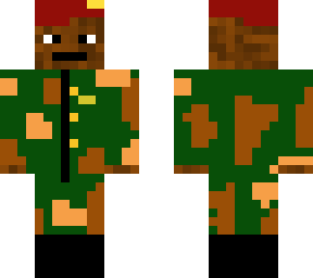 Nigerian soldier | Minecraft Skin
