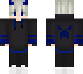 Blue demon | Minecraft Skin