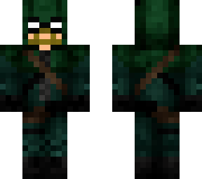 Green Arrow with Mayor Oliver Queen clothes | Minecraft Skin