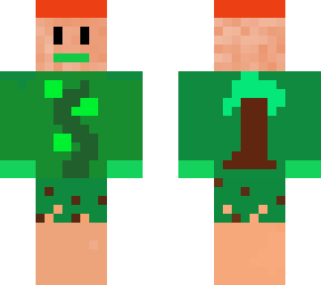 Plant Man with skin | Minecraft Skin
