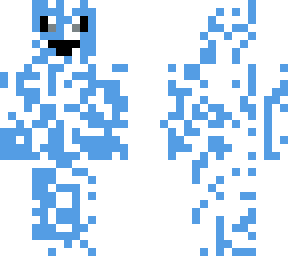 bluey the blue monster | Minecraft Skin