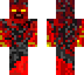 Fire Steve part of Elemntal Steve | Minecraft Skin