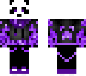Purple panda | Minecraft Skin