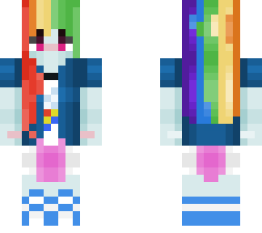 rainbow dash | Minecraft Skin