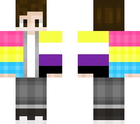 Pan/Non Binary skin | Minecraft Skin