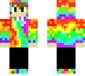 Rainbow Hoodie | Minecraft Skins