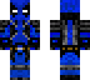 Awesome blue deadpool | Minecraft Skin