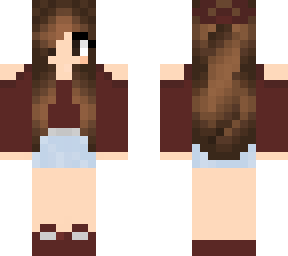 CUTE PONYTAIL GIRL | Minecraft Skin