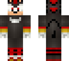 Shadow The Hedgehog | Minecraft Skins