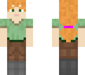 Alex Long Hair | Minecraft Skin