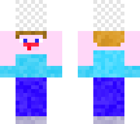Derpy Block Steve Template | Minecraft Skin