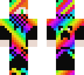 Rainbow gamer | Minecraft Skin