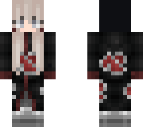 Akatsuki E girl v2 | Minecraft Skin