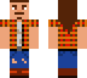 Mullet Man | Minecraft Skin