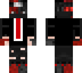 red and black | Minecraft Skin