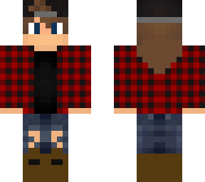 Modern country boy with mullet | Minecraft Skin