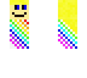 Rainbow Noob | Minecraft Skins