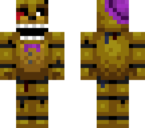 Withered Fredbear | Minecraft Skin