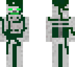 Green Skeleton | Minecraft Skin