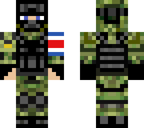 soldado costa rica | Minecraft Skin