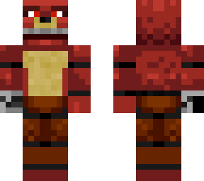 Fixed Demented Foxy | Minecraft Skin