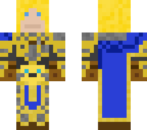 Prince Arthas Menethil | Minecraft Skin