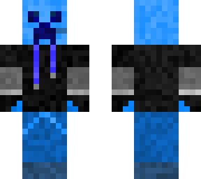 blue gamer creeper | Minecraft Skin