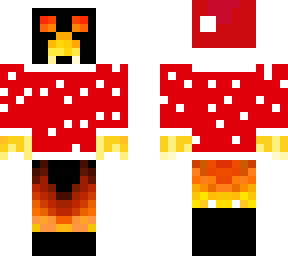 Inferno creeper christmas | Minecraft Skin