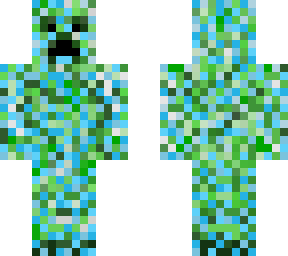 Lightning Creeper | Minecraft Skin