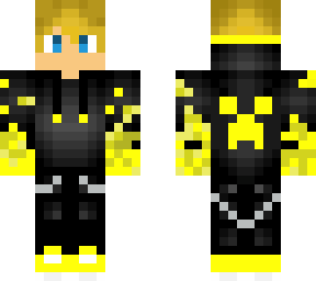 yellow fire! (My first skin) | Minecraft Skin