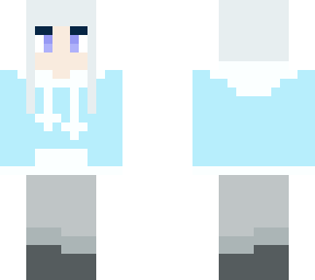 Humanized Ice Cube from BFB | Minecraft Skin