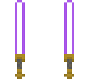 Purple Lightsaber | Minecraft Skin