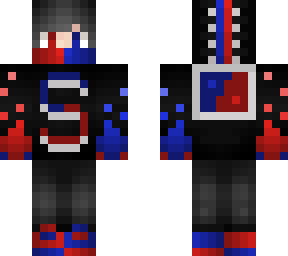 Red Blue boy | Minecraft Skin