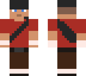 SCOUT TF2 RED | Minecraft Skin