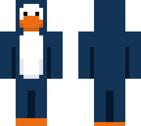 Navy Blue Club Penguin Penguin | Minecraft Skin