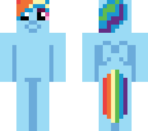 Rainbow Dash | Minecraft Skins