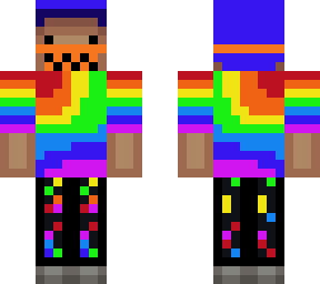 rainbow skin 3 | Minecraft Skins