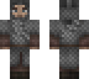 Human Knight (No Helmet) | Minecraft Skin