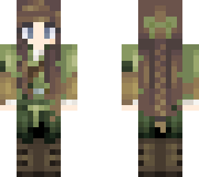 (Edit) Forest Elf Girl | Minecraft Skin