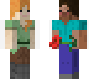 Alex and Steve | Minecraft Skin